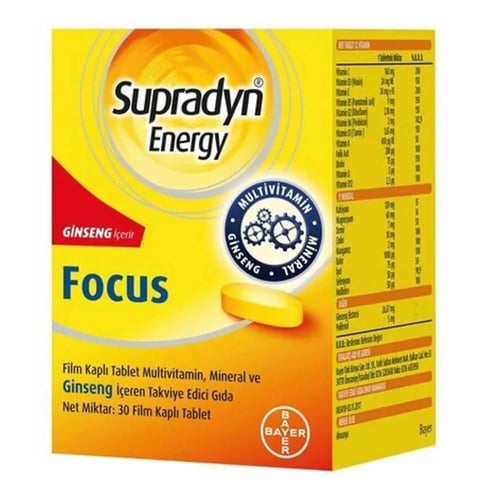 Supradyn Energy Focus 30 Tablet